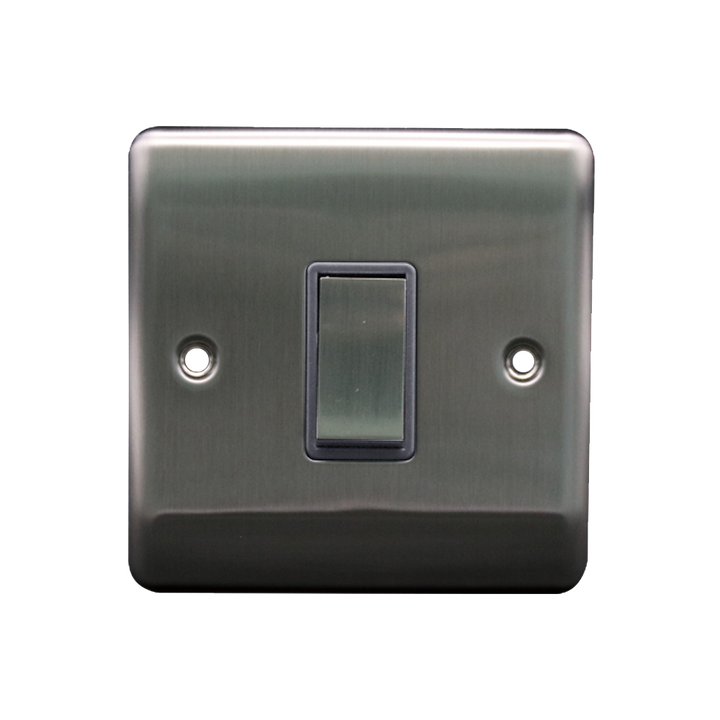 CA Switches & Sockets - Brushed Chrome Grey Inserts – Thrion