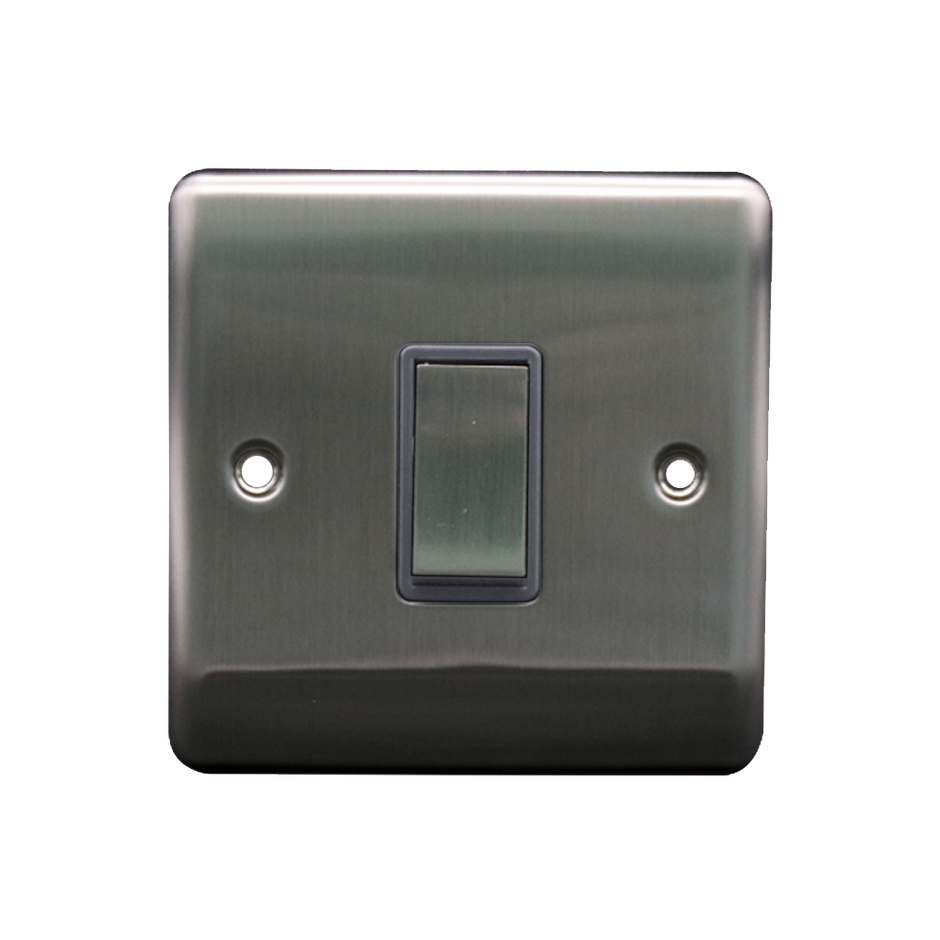 CA Switches & Sockets - Brushed Chrome Grey Inserts – Thrion