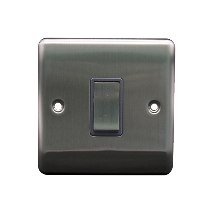 CA Switches & Sockets - Brushed Chrome Grey Inserts – Thrion
