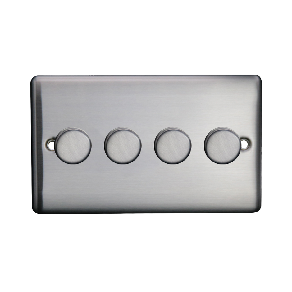 CA Switches & Sockets - Brushed Chrome Grey Inserts – Thrion